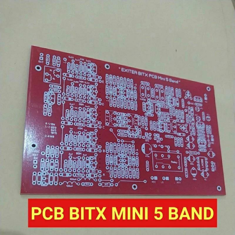 Jual PCB Radio HF SSB 40 M Band BITX PCB MINI 30 Watt (10x13.5 cm ...