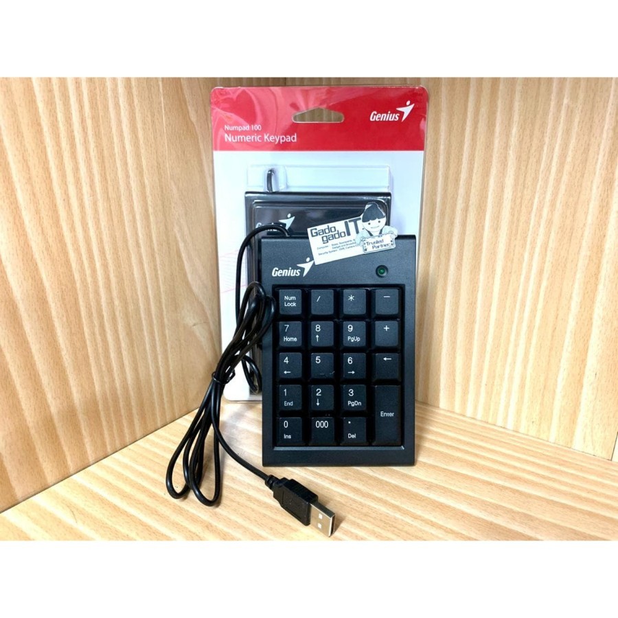 Jual GENIUS Numpad 100 NUMERIC KEYPAD / KEYBOARD NUMERIC PAD Portable ...