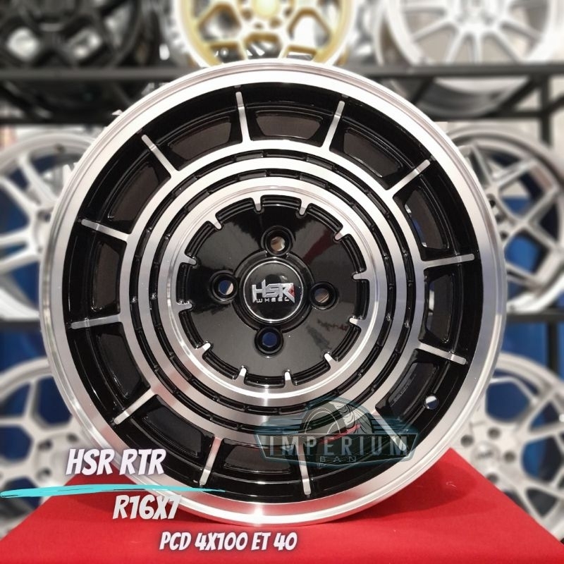 Jual Velg Mobil MonoBlock Hsr Rtr Ring 16 Pcd 4x100 Jazz Yaris Corolla Baleno Vios Sigra Karimun ...