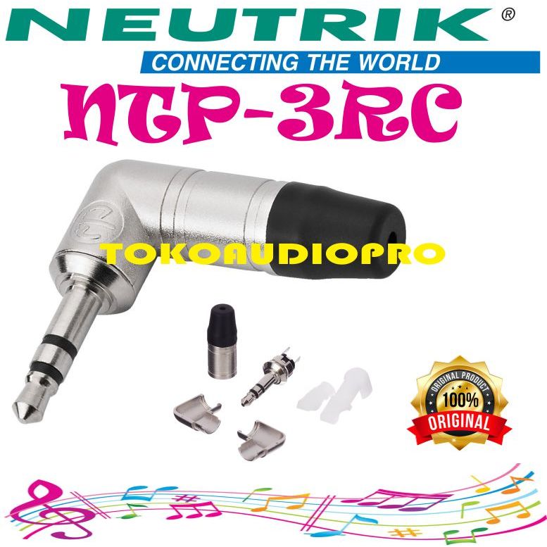 Jual Konektor Mini Stereo Neutrik NTP3RC Akai Mini Stereo Neutrik NTP ...