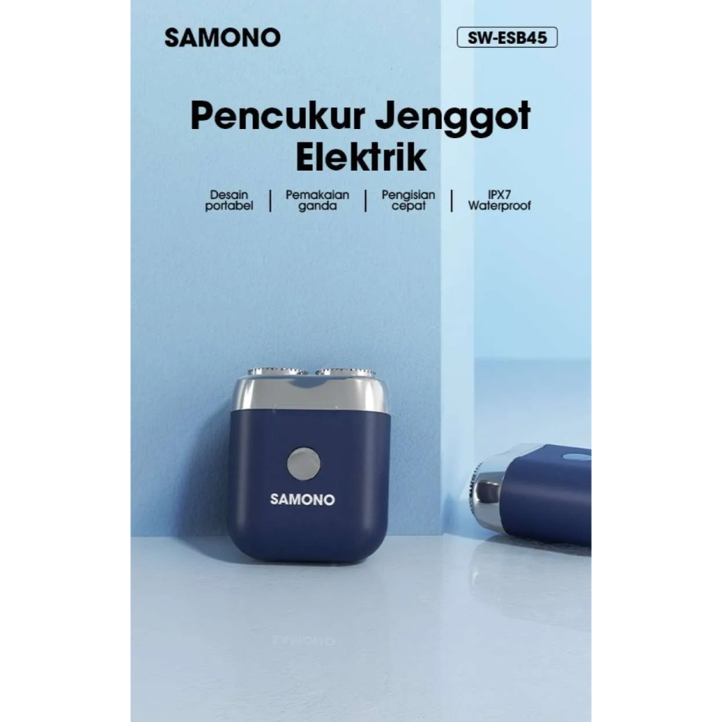 Jual Samono Shaver Alat Cukur kumis, Jenggot Elektrik Waterproof SW-ESB45 | Shopee Indonesia