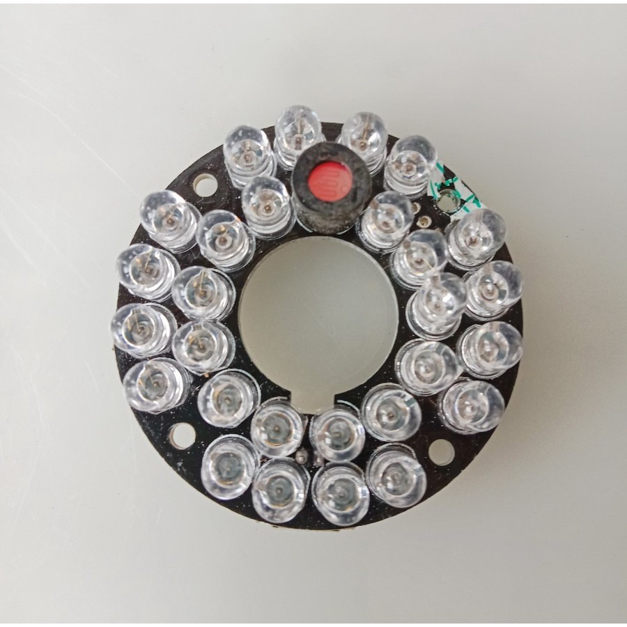 Jual Lampu Infrared 28 LED ex CCTV / Lampu Led Infra merah IR01 ...