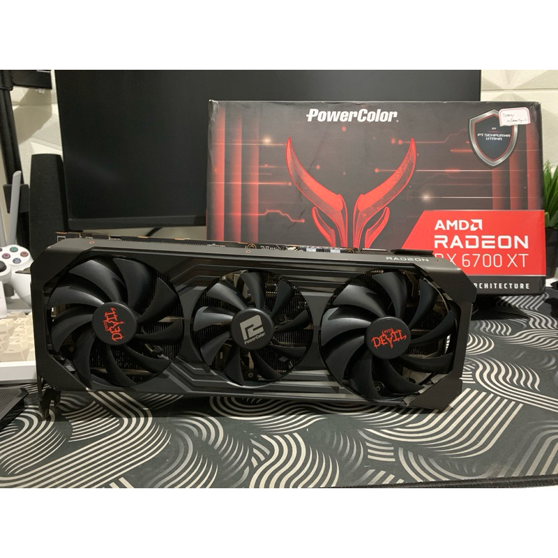 Jual VGA RX 6700 XT 12Gb Red Devil powercolor bukan 5700 6600 rtx 2060 ...