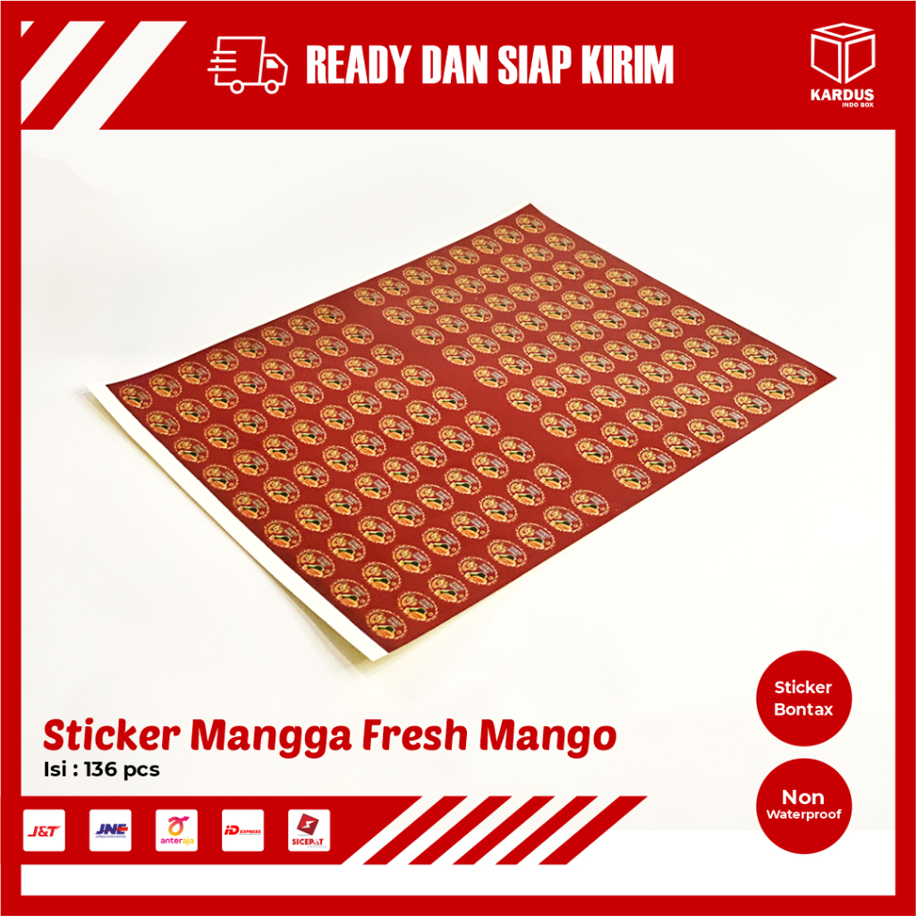 Jual LABEL STICKER BUAH MANGGA FRESH MANGO | Shopee Indonesia