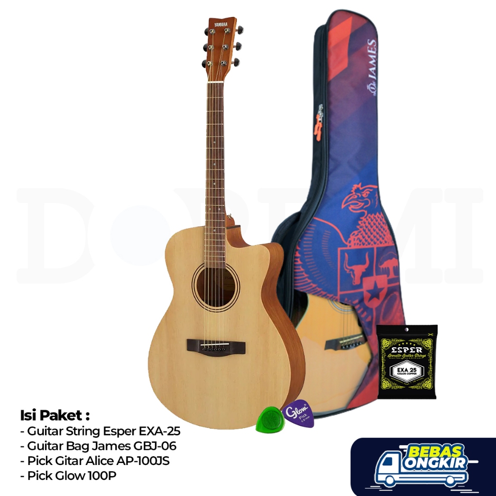Jual Paket Trendy Yamaha Guitar FS400C / FS 400 C / FS-400C | Shopee ...