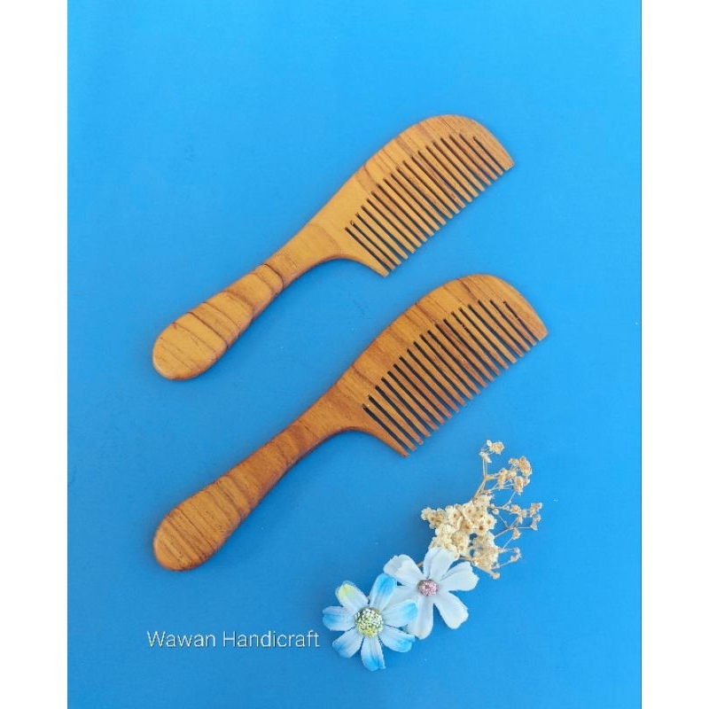 Jual sisir kayu/sisir kayu jati ( rapat ) | Shopee Indonesia