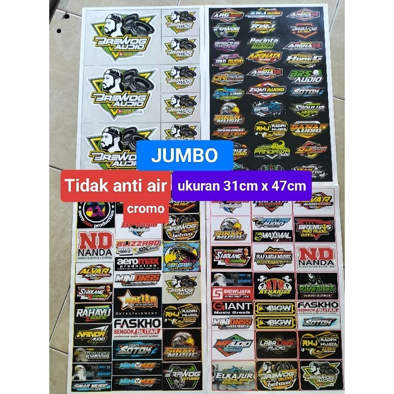 Jual STIKER SOUND | STIKER AUDIO | STIKER SOUNDSYSTEM | STIKER PACK ...