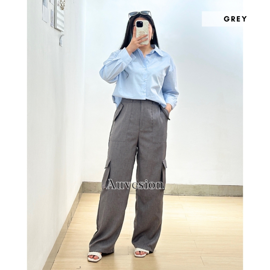 Jual 4928 Yori Side Pocket Korean Naya Cargo Pants | Celana Cargo ...