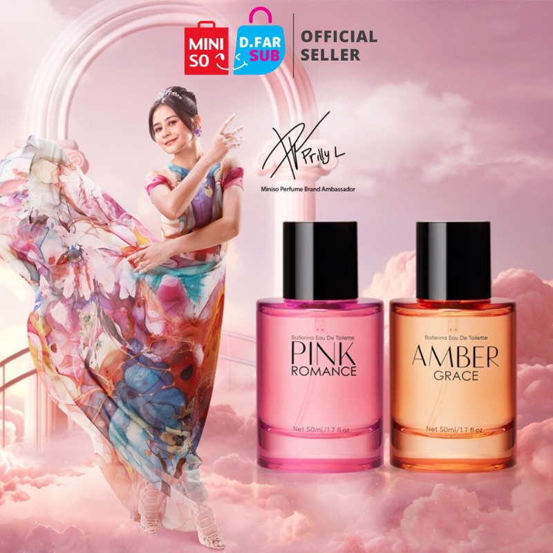Jual ️TERMURAH ️ Parfum Wanita Miniso / Parfum Amber Pink Romance ...