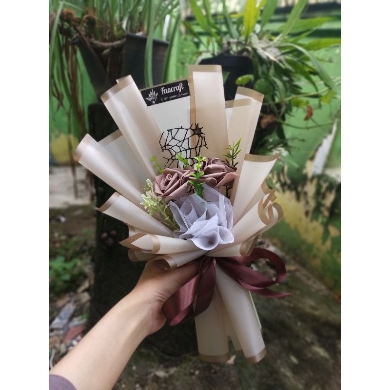 Jual BUKET BUNGA MINI/BUKET SPONS 2 TANGKAI | Shopee Indonesia