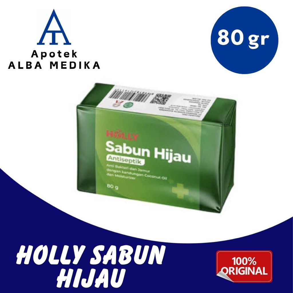 Jual Holly Sabun Hijau | Sabun Antiseptik Anti Bakteri | Penghilang ...