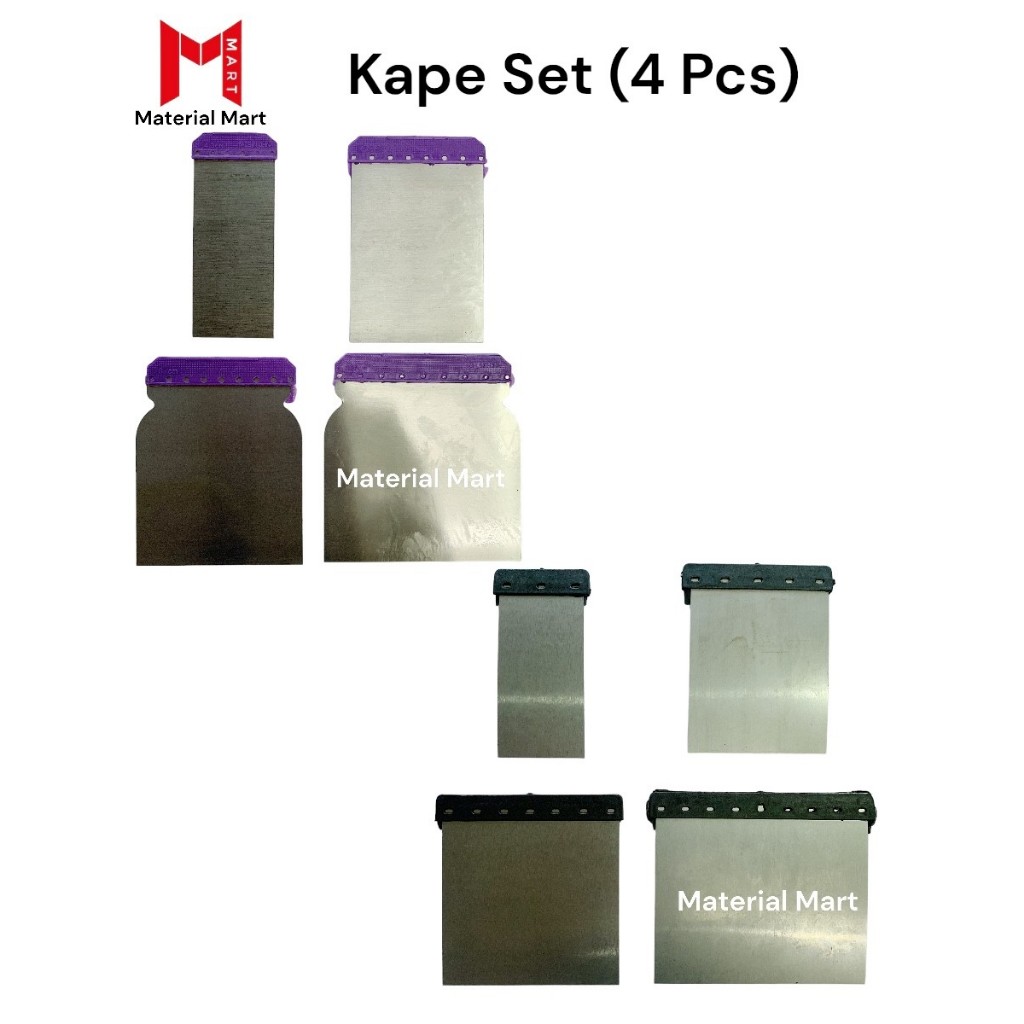 Jual Kape Set Plastik 4PC | Scraper Set PVC Ekonomis | Kapi Set Murah ...