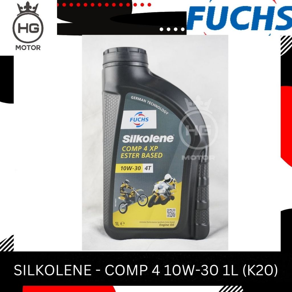 Jual SILKOLENE COMP 4 XP 10W30 Semi Synthetic Motorcycle Engine Oil 1L ...