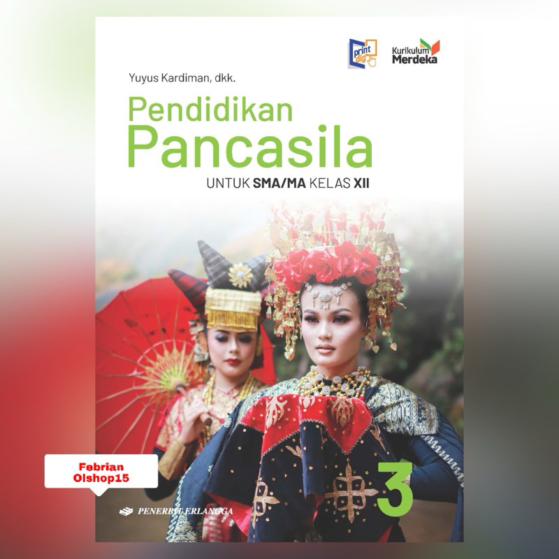 Jual BUKU PENDIDIKAN PANCASILA SMA/MA KELAS 12 (XII) KURIKULUM MERDEKA | Shopee Indonesia