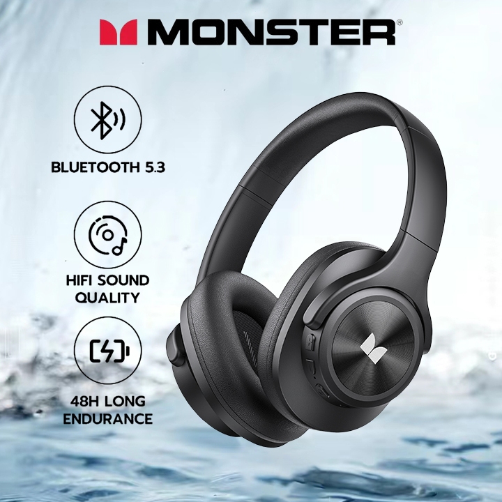 Jual 100% ORI Mission Monster 200 Headphone Bluetooth 5.3 Esports ...