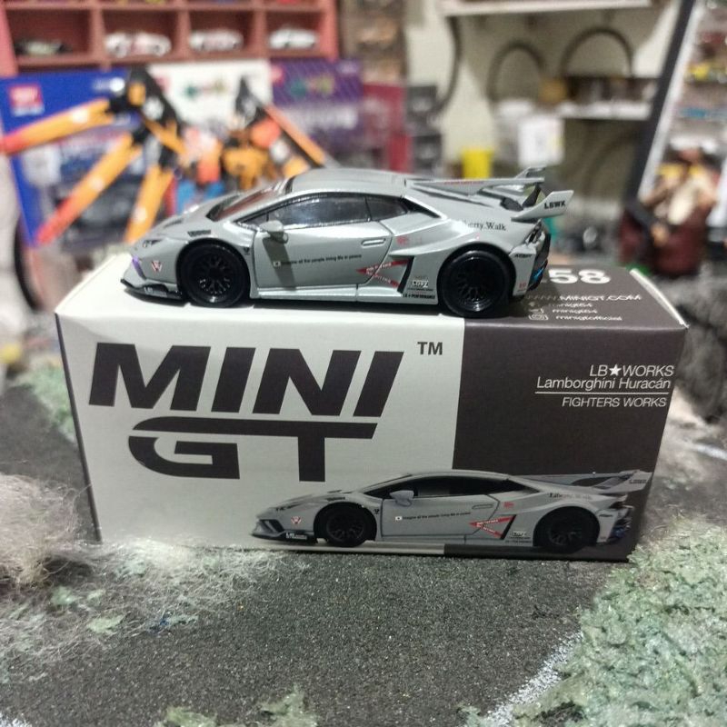 Jual Mini GT LB*WORKS Lamborghini Huracan - Fighter Works (Free ...