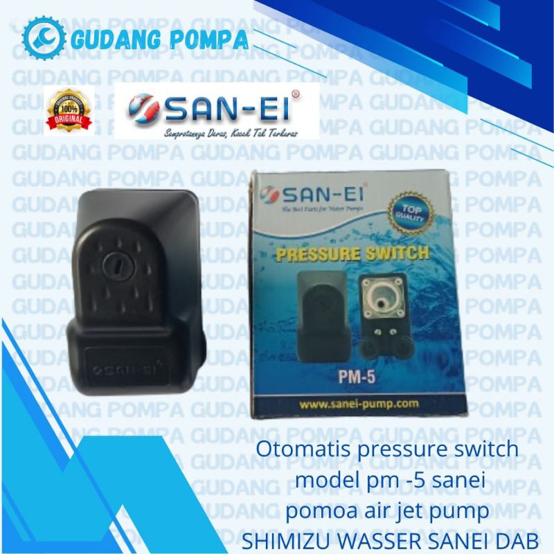 Jual Otomatis PM-5/Pressure switch Jetpump pompa air - "SANEI" - ORIGINAL. | Shopee Indonesia