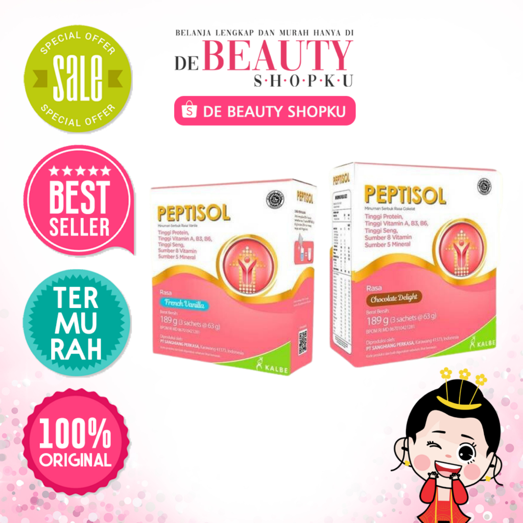 Jual Peptisol 189gr Coklat/Vanilla | Shopee Indonesia