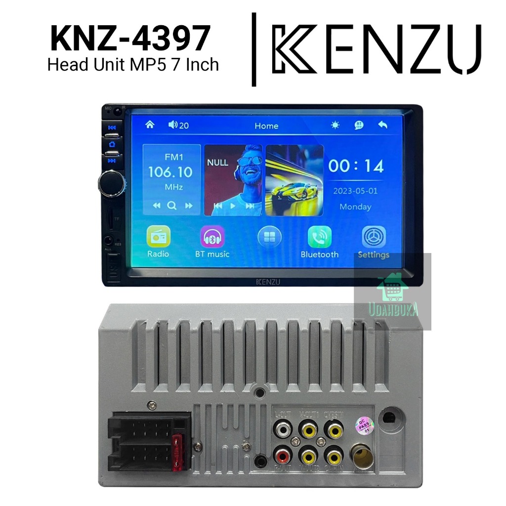 Jual Kenzu 7 inch Double Din Head Unit MP5 Player Touch Screen ...