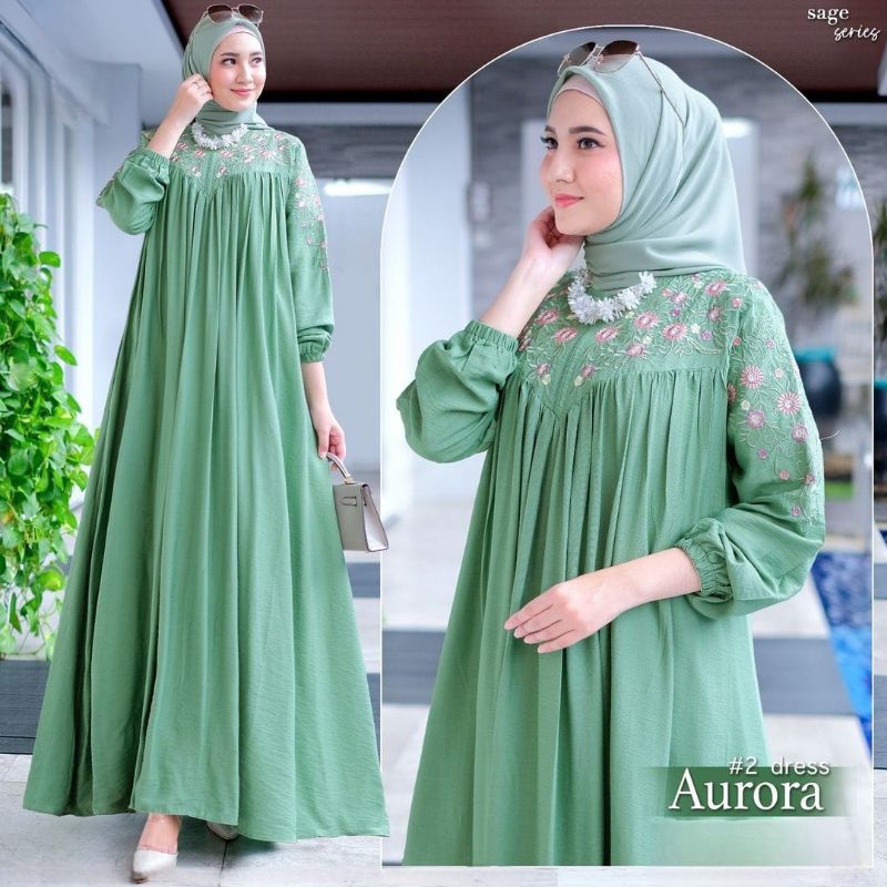 Jual Gamis Lebaran 2025 Model Gamis Terbaru || Dress Wanita Dewasa kekinian | Gamis Bordir ...
