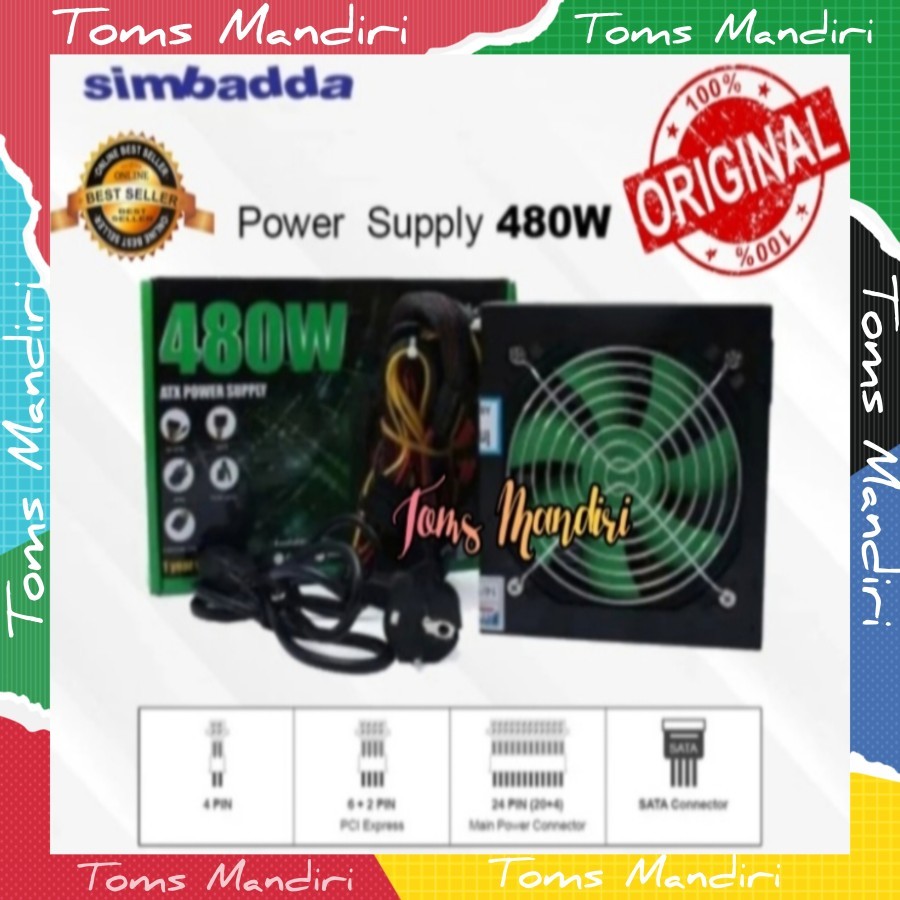 Jual Power Supply Simbadda 480 Watt Box | Shopee Indonesia