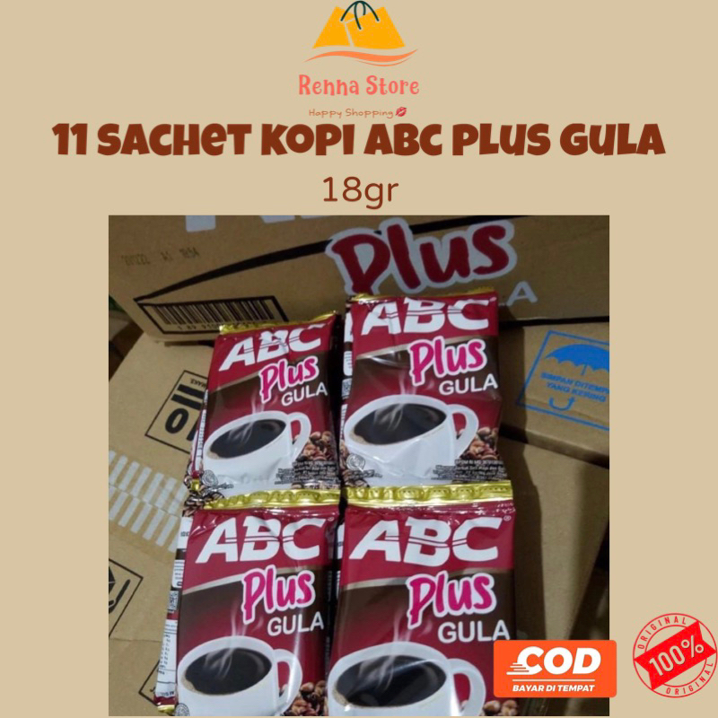Jual KOPI ABC PLUS GULA (10 sachet) 18gr | Shopee Indonesia