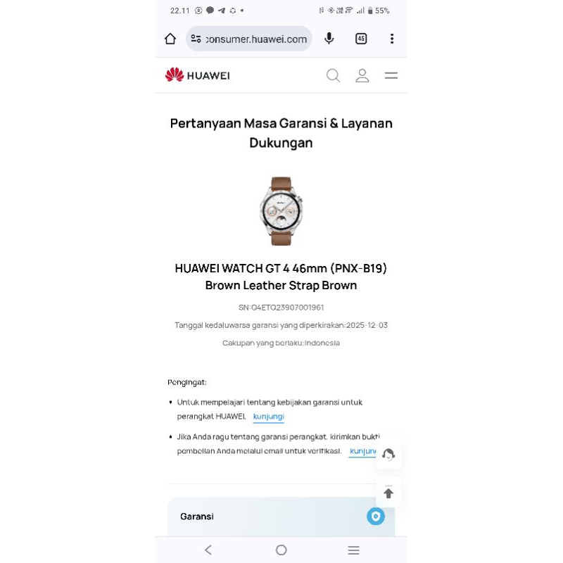 Jual HUAWEI WATCH GT4 BROWN LEATHER | Shopee Indonesia