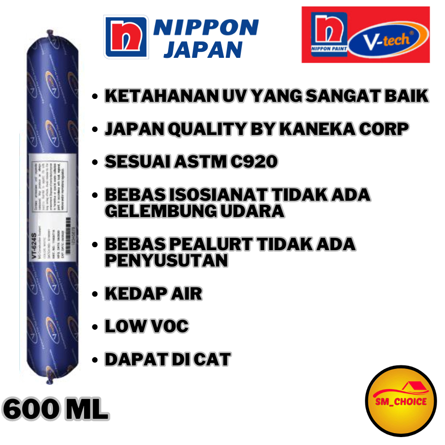 Jual LEM SILIKON SOSIS NIPPON LEM SEALANT SOSIS NIPPON VTECH LEM KACA ...