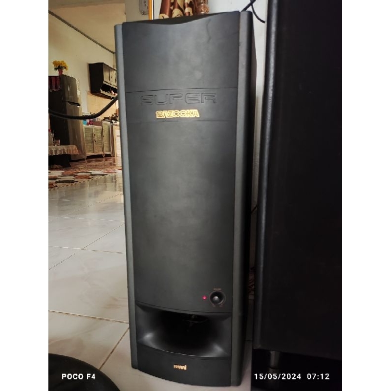 Jual Subwoofer aktif Bazooka Akari 550w legend rival subwoofer rebah ...