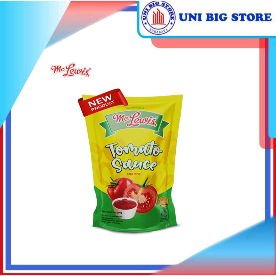 Jual Mc Lewis Tomato Premium Sauce 200 gr Saus Tomat Saos | Shopee ...