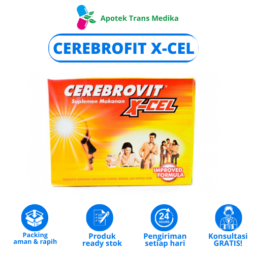 Jual Cerebrovit X-Cell & Cerebrofort merupakan vitamin untuk daya tahan ...