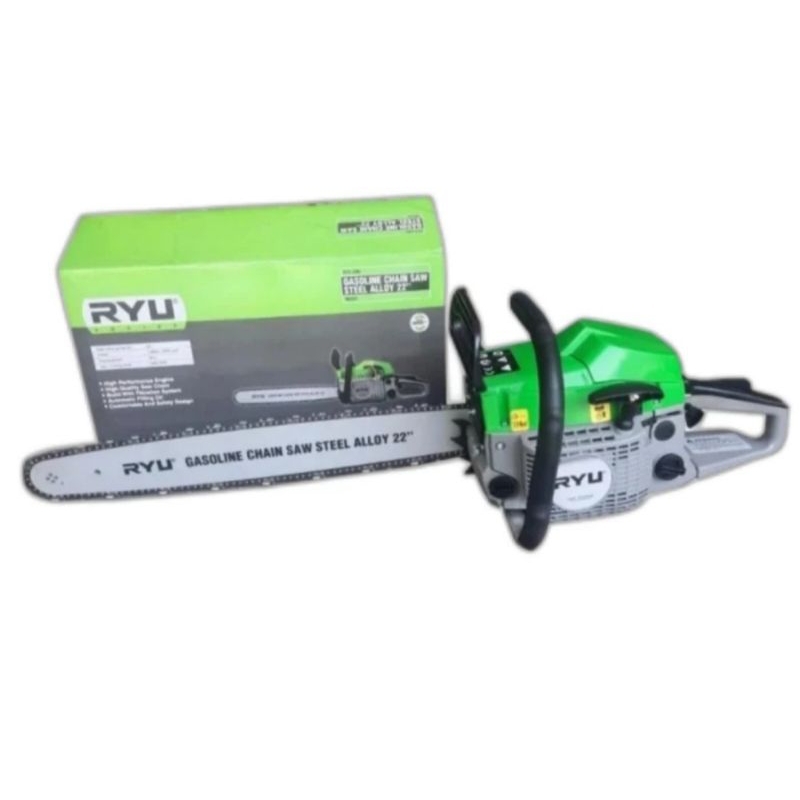 Jual RYU CHAINSAW 2 TAK RGS 22/ CHAINSAW ENGINE 22 INCH RGS22 | Shopee ...