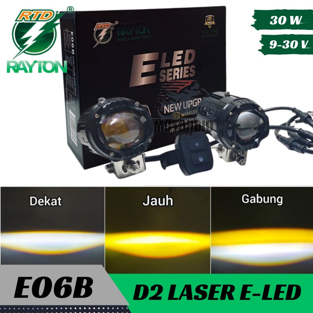 Jual Lampu Tembak LED RTD RAYTON E06B Wireless Remot Premium 30W RTD ...