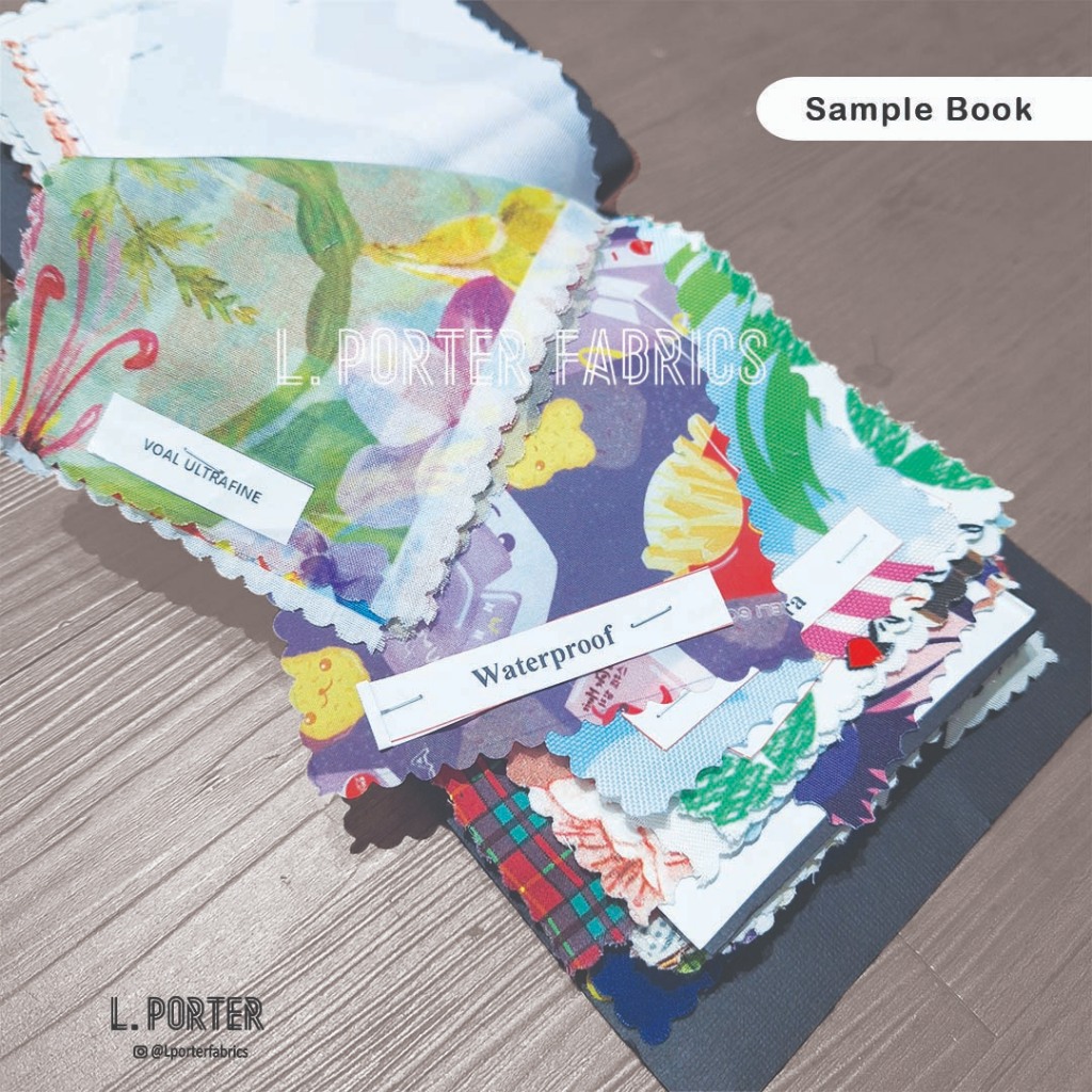 Jual Sample book L.Porter Fabrics/buku sample/sample kain/fabrics ...