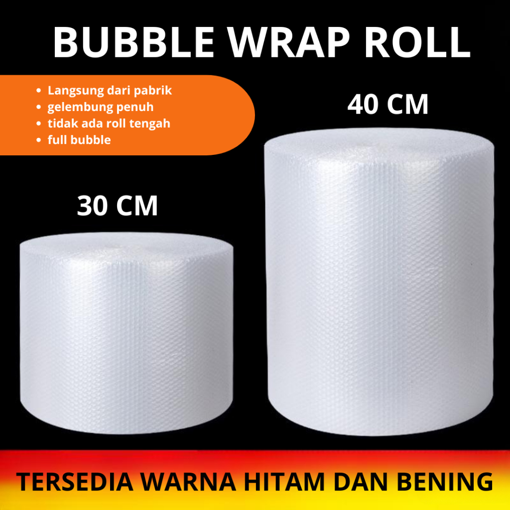 Jual 𝗕𝗔𝗚𝗖𝗥𝗨𝗜𝗦𝗘𝗥𝗔𝗖𝗖 BUBBLE WRAP UKURAN 40CM 30 CM WARNA HITAM BENING ...