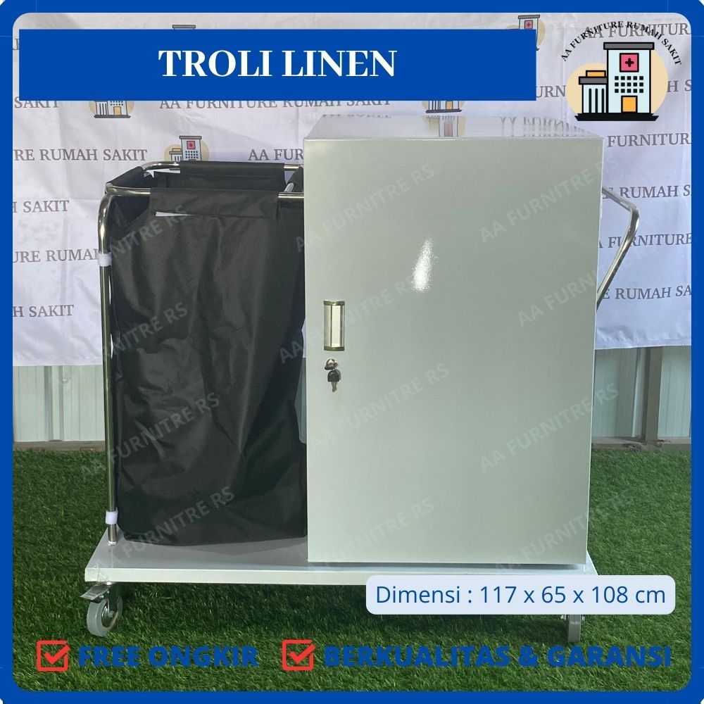 Jual Trolley Loundry Bersih Troli Linen Bersih Troli Loundri Bersih ...