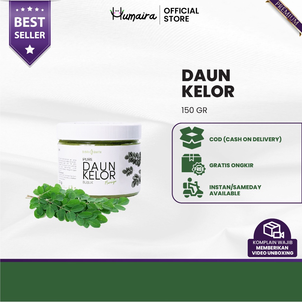 Jual Daun Kelor Dari Bumi 150 gram - Produk Moringa Original DARI BUMI ...