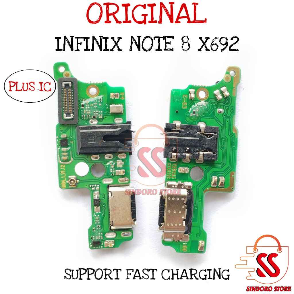 Jual Konektor Charger Infinix Note 8 X692 Usb Papan Cas Ori Mic Pcb ...