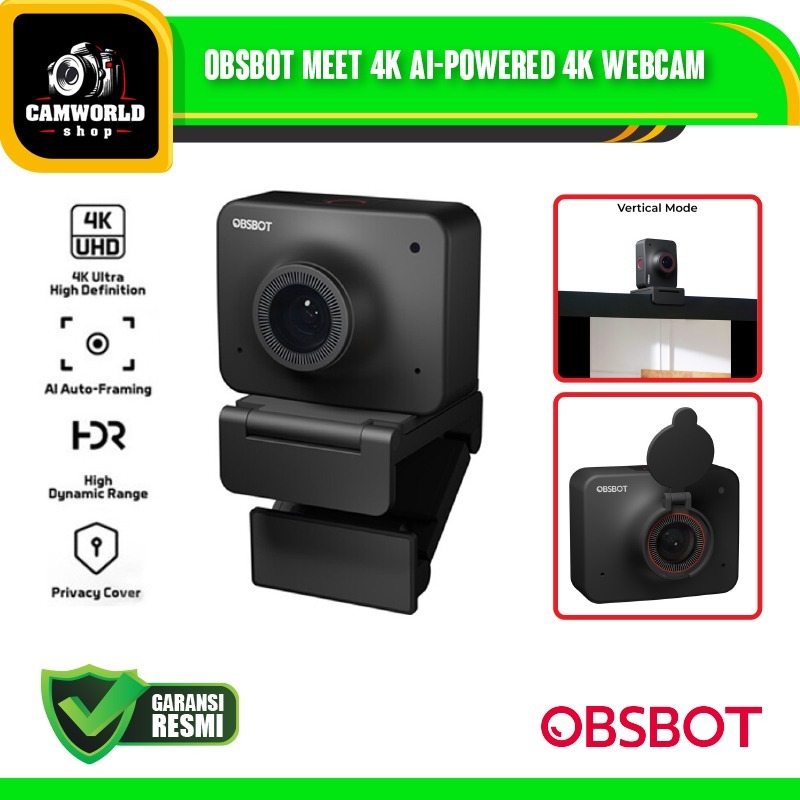 Jual OBSBOT Meet 4K AI-Powered 4K Webcam | Shopee Indonesia