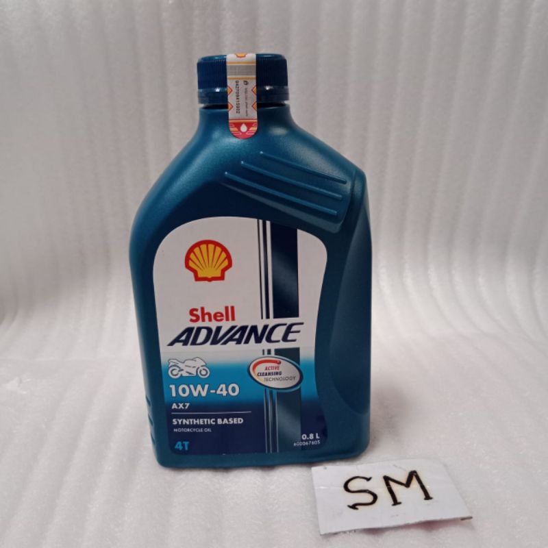 Jual pelumas oli mesin motor Shell AX7 10W40 asli original Shell ...
