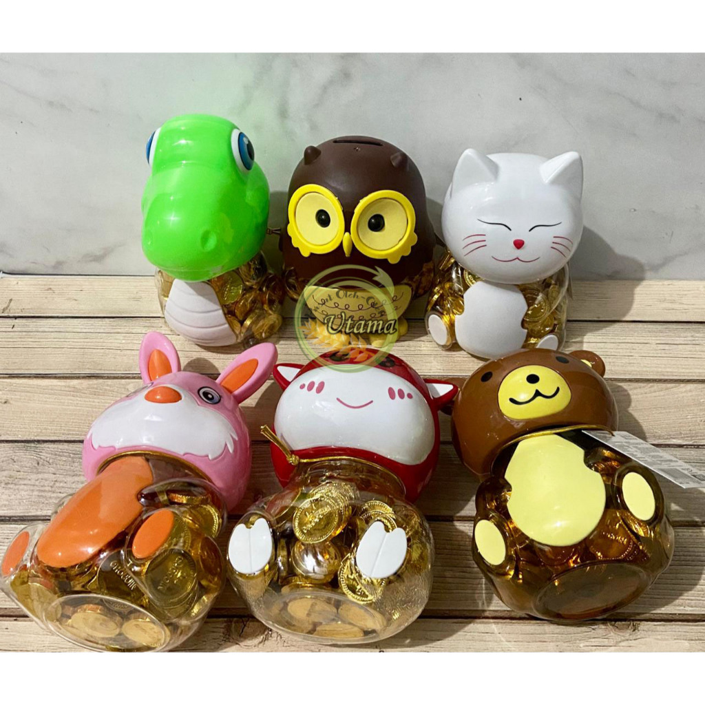 Jual Naraya Choco Coin - Cokelat Koin - Coklat Koin Celengan Hewan ...