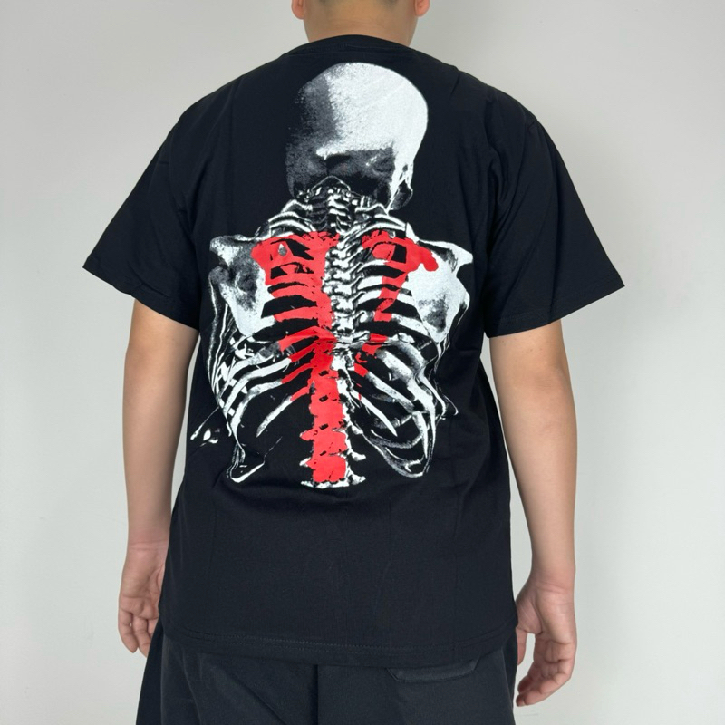 Jual Vlone Never Broke Again Bones Tshirt Black 100% Original Authentic ...