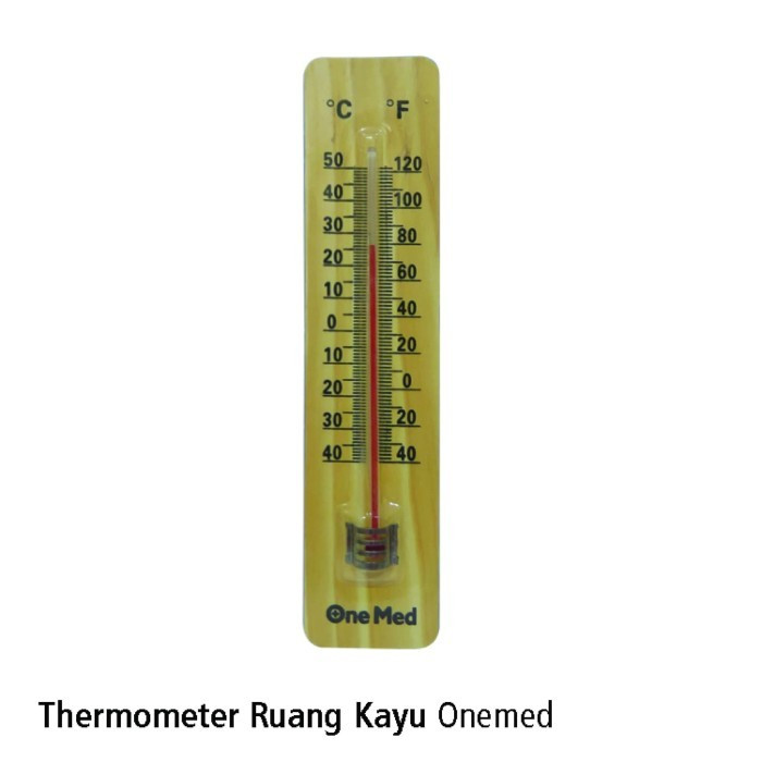 Jual Thermometer Ruang Kayu Onemed - Alat Pengukur Suhu Ruangan ...