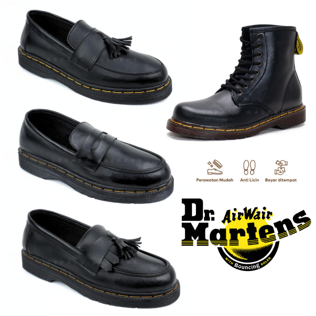 Jual Sepatu Docmart pria Pantofel Formal Docmart Low Boots Kerja Pria ...