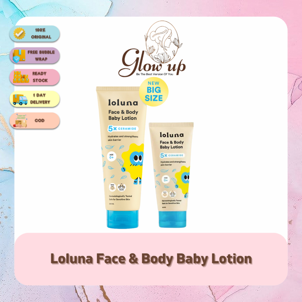 Jual Loluna Face & Body Baby Lotion 200ml - Lotion Krim Muka dan Badan ...