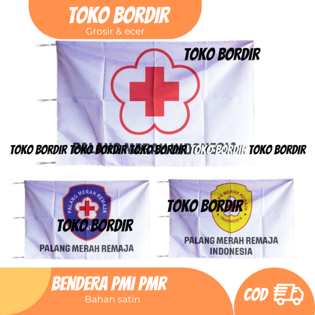 Jual Bendera PMI / PMR Sablon | Shopee Indonesia
