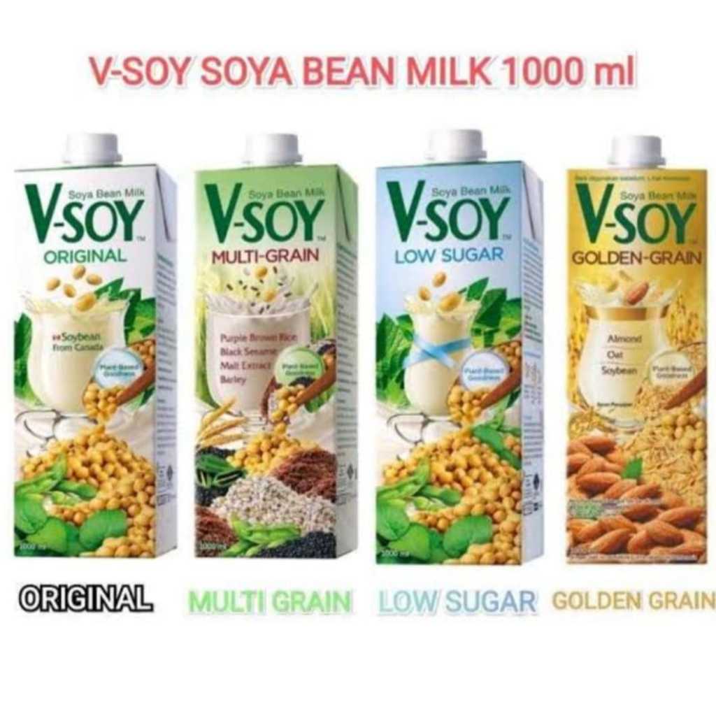 Jual V-Soy Multigrain / Original / Low Sugar Barista / Golden Grain ...