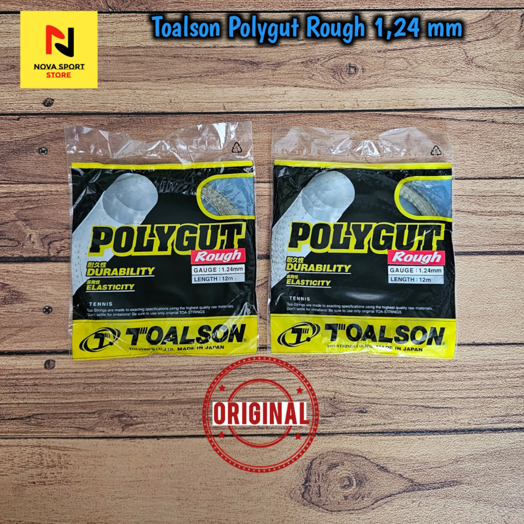 Jual Senar Tenis TOALSON Poly Gut Rought | Shopee Indonesia