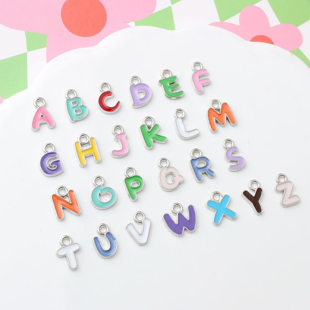 Jual Ready 1pcs Liontin Inisial Huruf Liontin Huruf Kapital Aesthetic ...