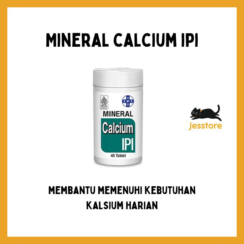 Jual MINERAL CALCIUM IPI ISI 45 TABLET | Shopee Indonesia